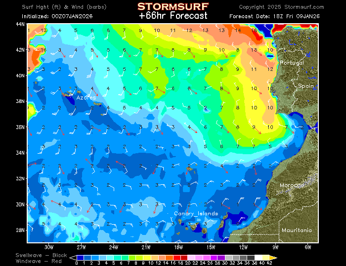 Wave Model - Spain Surf Height (STORMSURF)